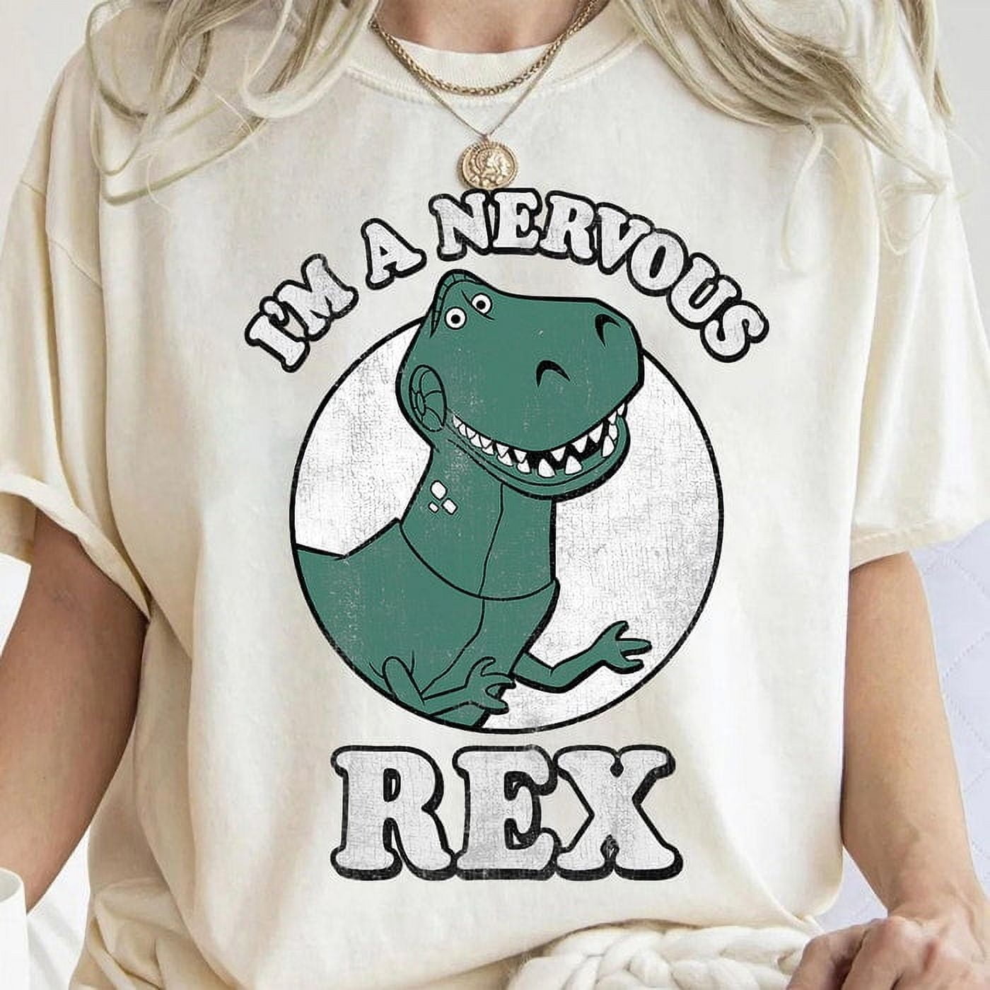 Disney Pixar Toy Story I'm A Nervous Rex Dinosaur Shirt, Disney Family ...