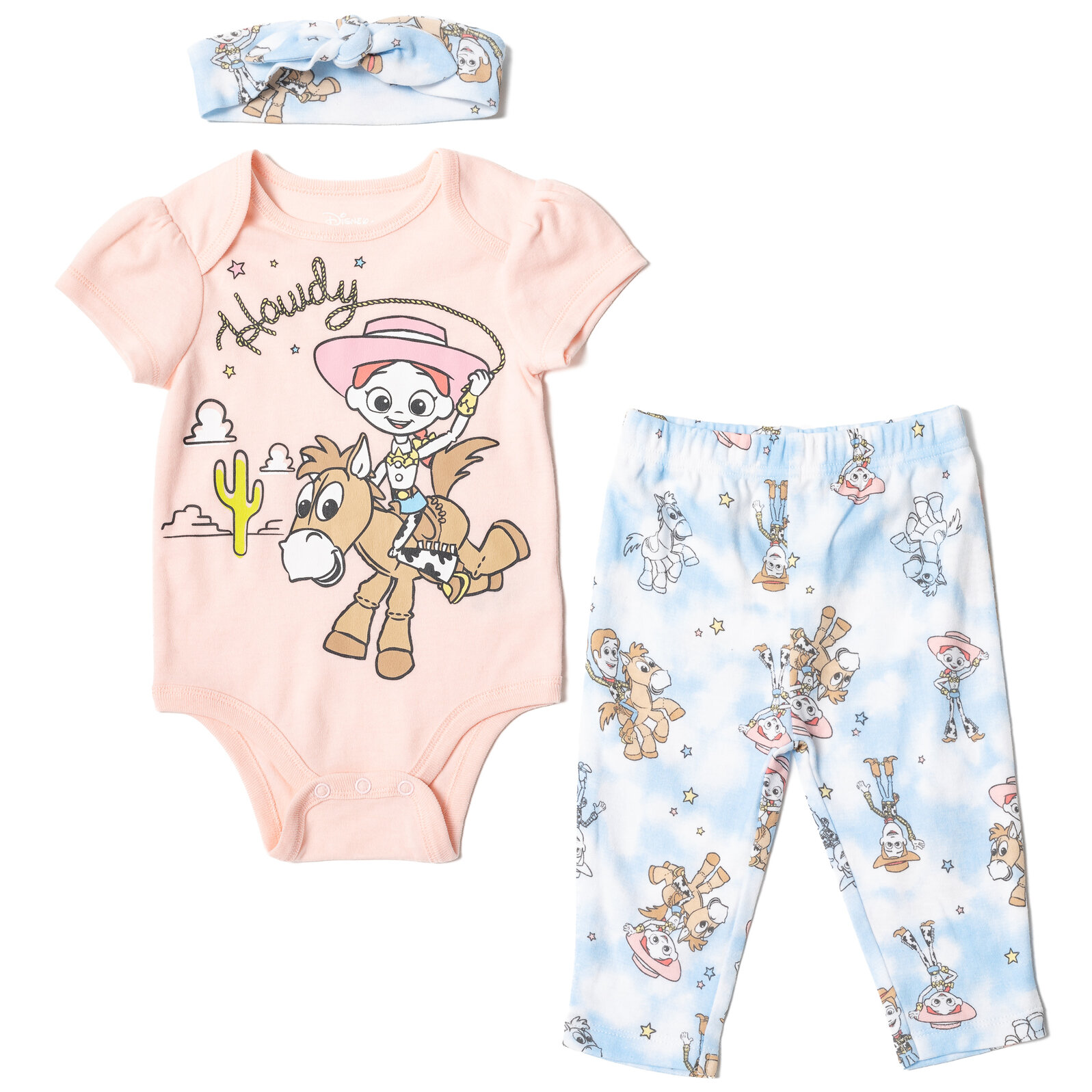 Disney Pixar Toy Story Jessie Bullseye Newborn Baby Girls Bodysuit ...