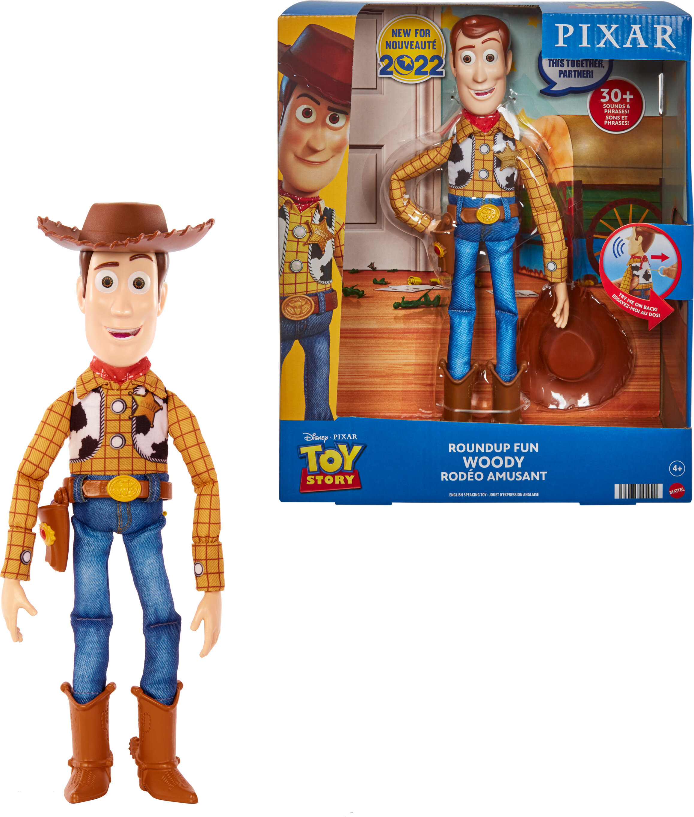 Disney Pixar Toy Story 16 inch Tall SHERIFF WOODY Deluxe Pull-String ...