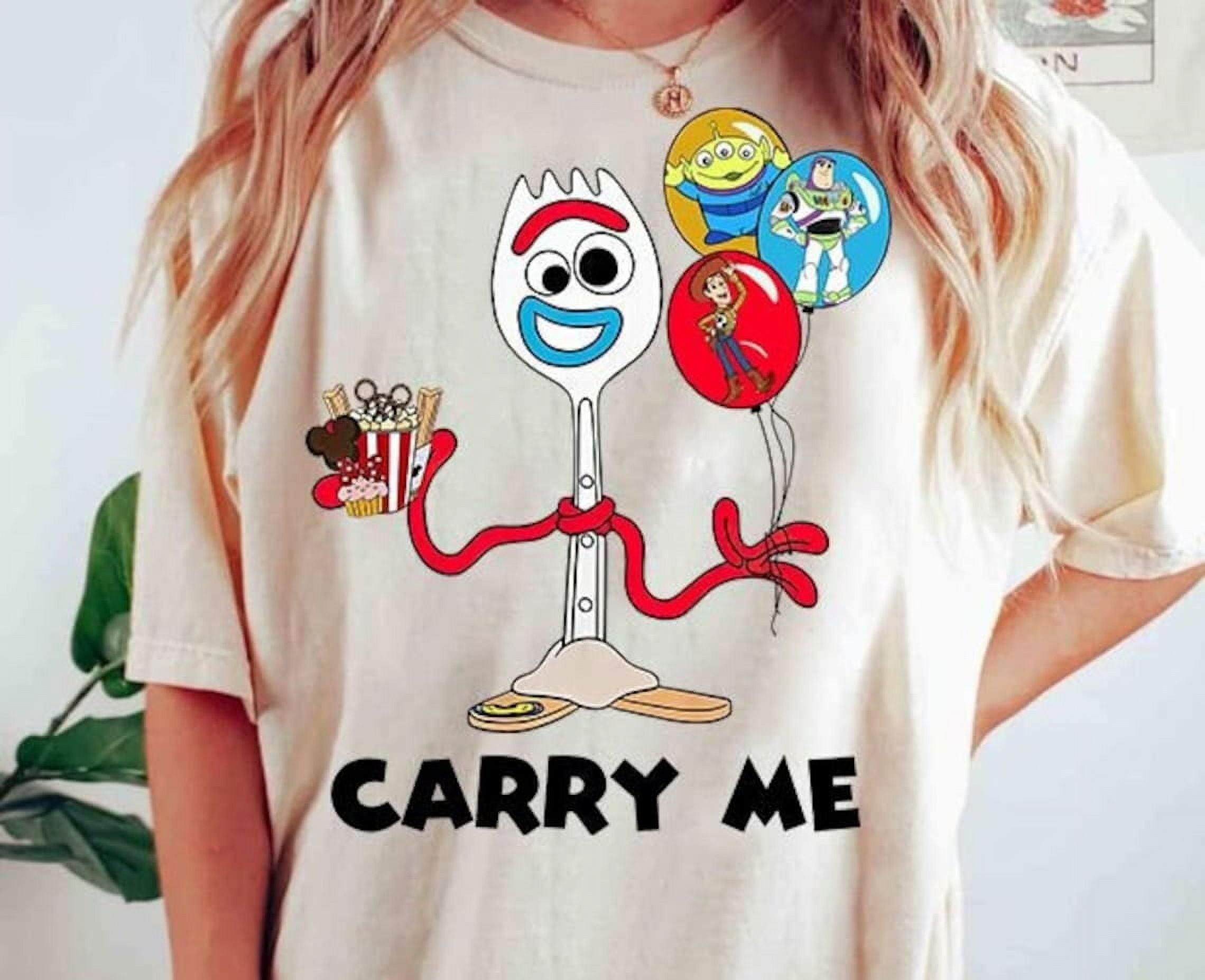 Disney Pixar Toy Story Shirt, Funny Forky Carry Me Mickey Balloon ...