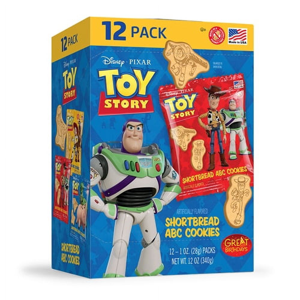 Disney Pixar Toy Story Shortbread Cookies 12-1oz pks. - Walmart ...
