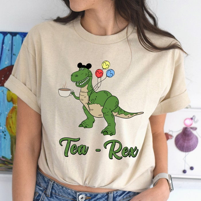 Disney Pixar Toy Story Tea-Rex Shirt, Cute Dinosaur Shirt, Tea Lover ...