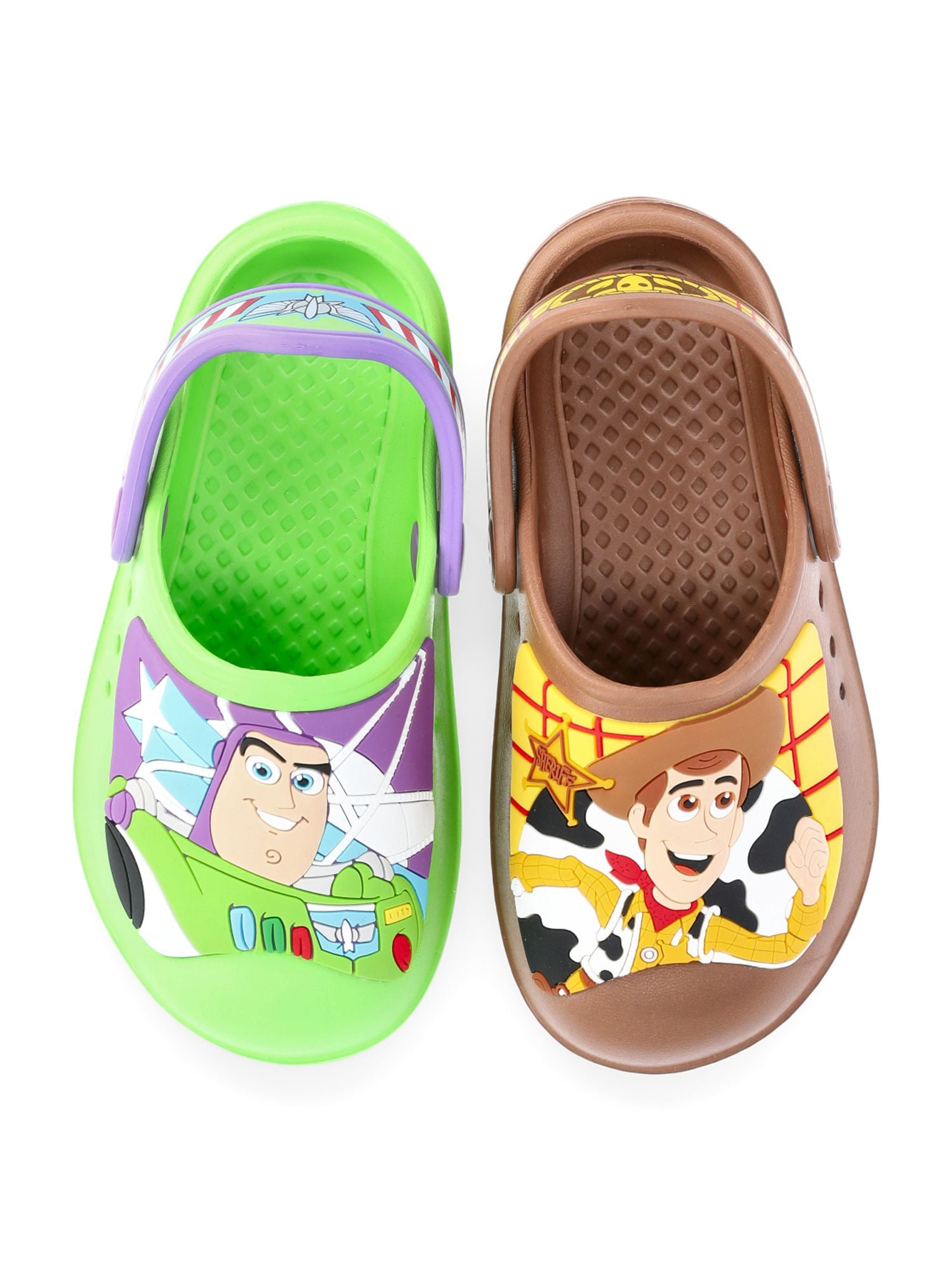 Disney Pixar Toy Story Toddler Boys Buzz and Woody Clogs - Walmart.com