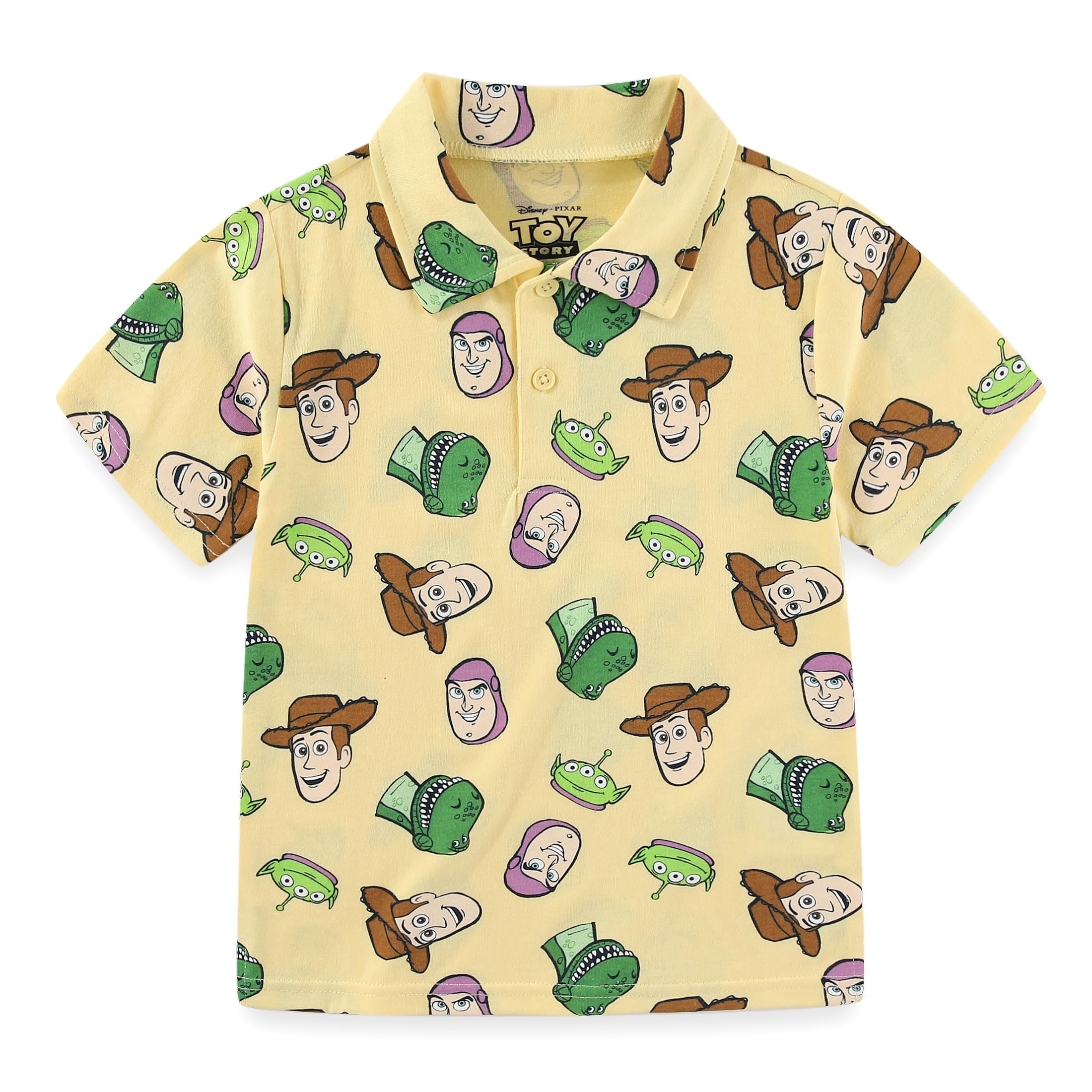 Disney Pixar Toy Story Woody Boys Short Sleeve Polo Shirt (Boys), Sizes ...
