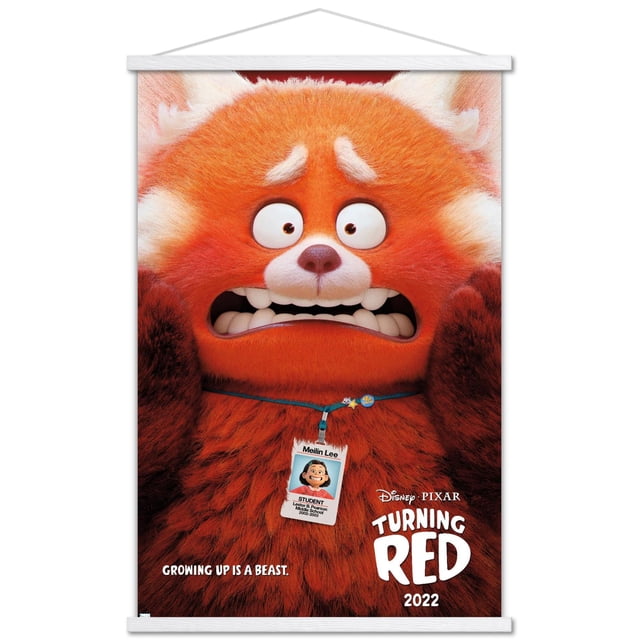 Disney Pixar Turning Red - Teaser 22.37" x 34" Poster, by Trends ...