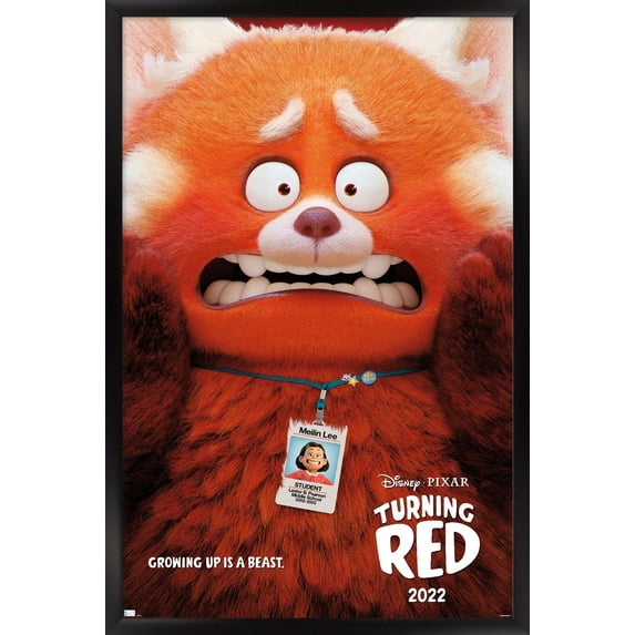 Disney Pixar Turning Red - Teaser One Sheet Wall Poster, 14.725" x 22. ...
