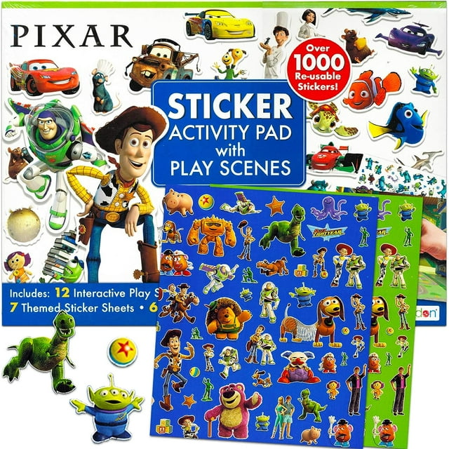 Disney Pixar Ultimate Sticker Activity Pad ~ Over 1000 Pixar Stickers ...