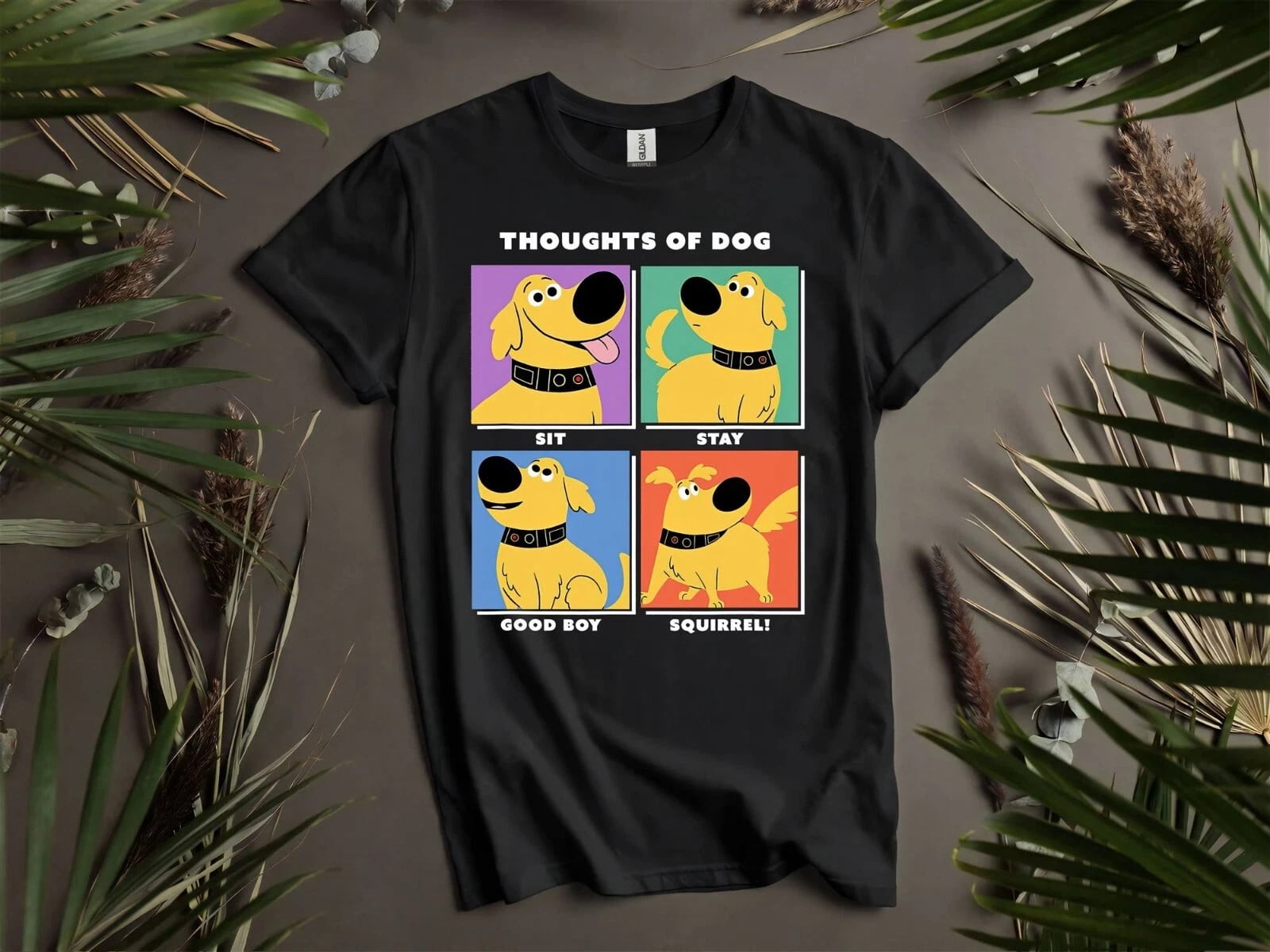Disney Pixar Up Dug Thoughts Of Squirrel Barking Collar Talking Dog ...