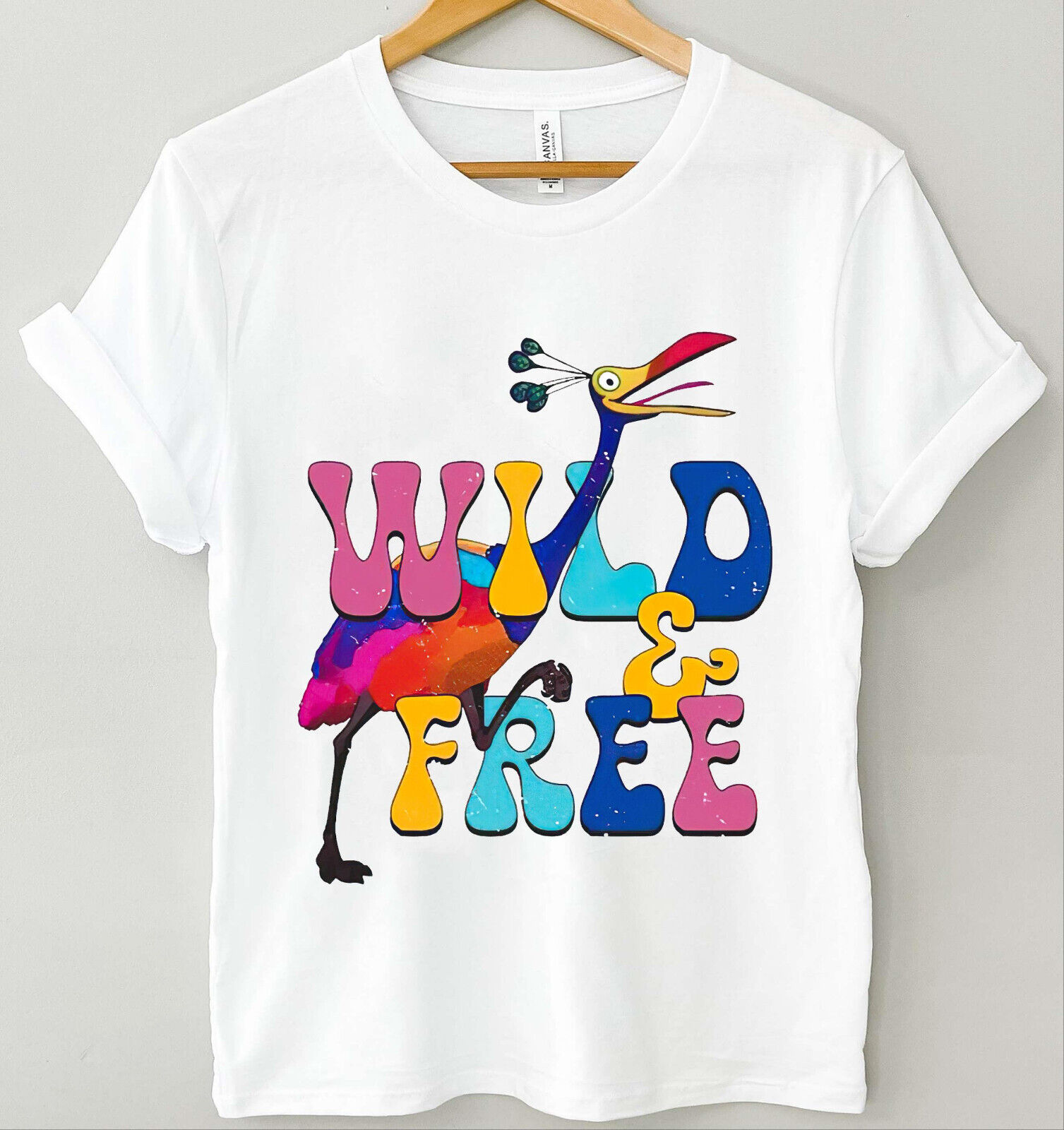 Disney Pixar Up Movie Kevin Wild And Free T-shirt Family Trip Gift For ...