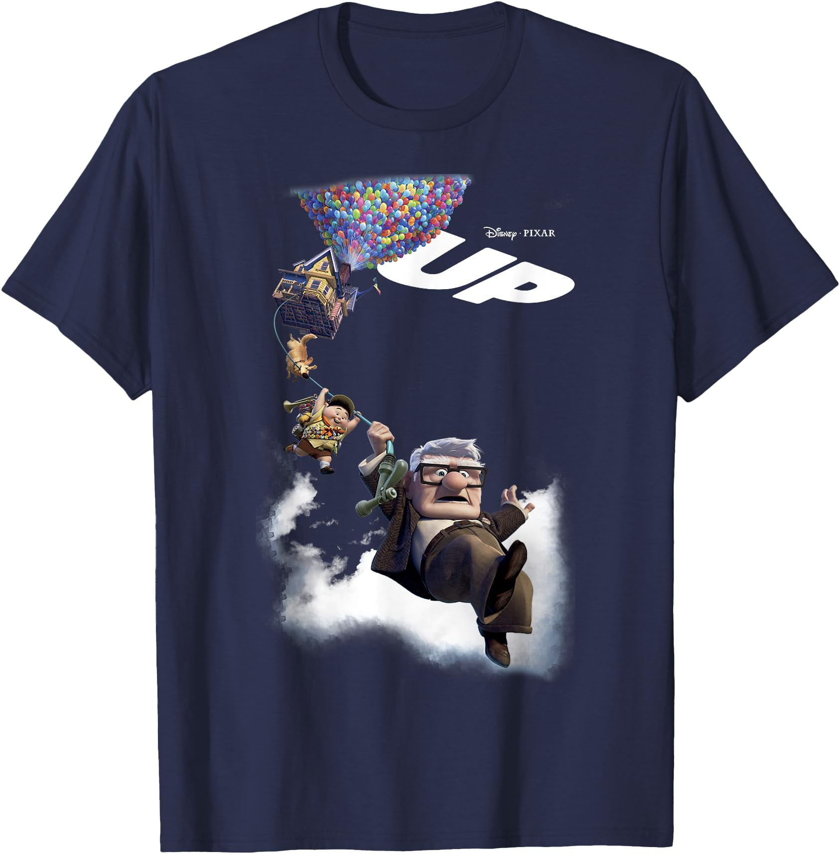 Disney Pixar Up Movie Poster Group Shot Graphic T-Shirt T-Shirt ...
