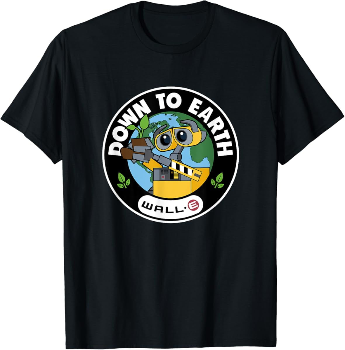 Disney Pixar Wall-E Earth Day Down To Earth Cute Logo T-Shirt Vintage ...