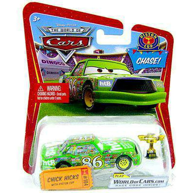 Disney Cars Series 1 Chick Hicks with Piston Cup Trophy Diecast Car ...