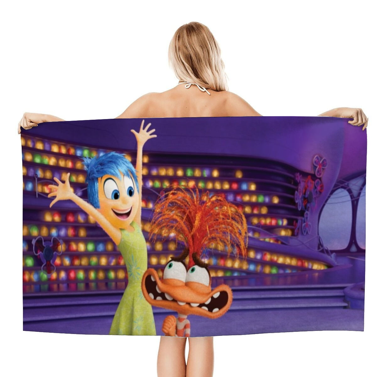 Disney Pixar movie Inside Out Gifts Beach Towel for Women Girl Birthday ...