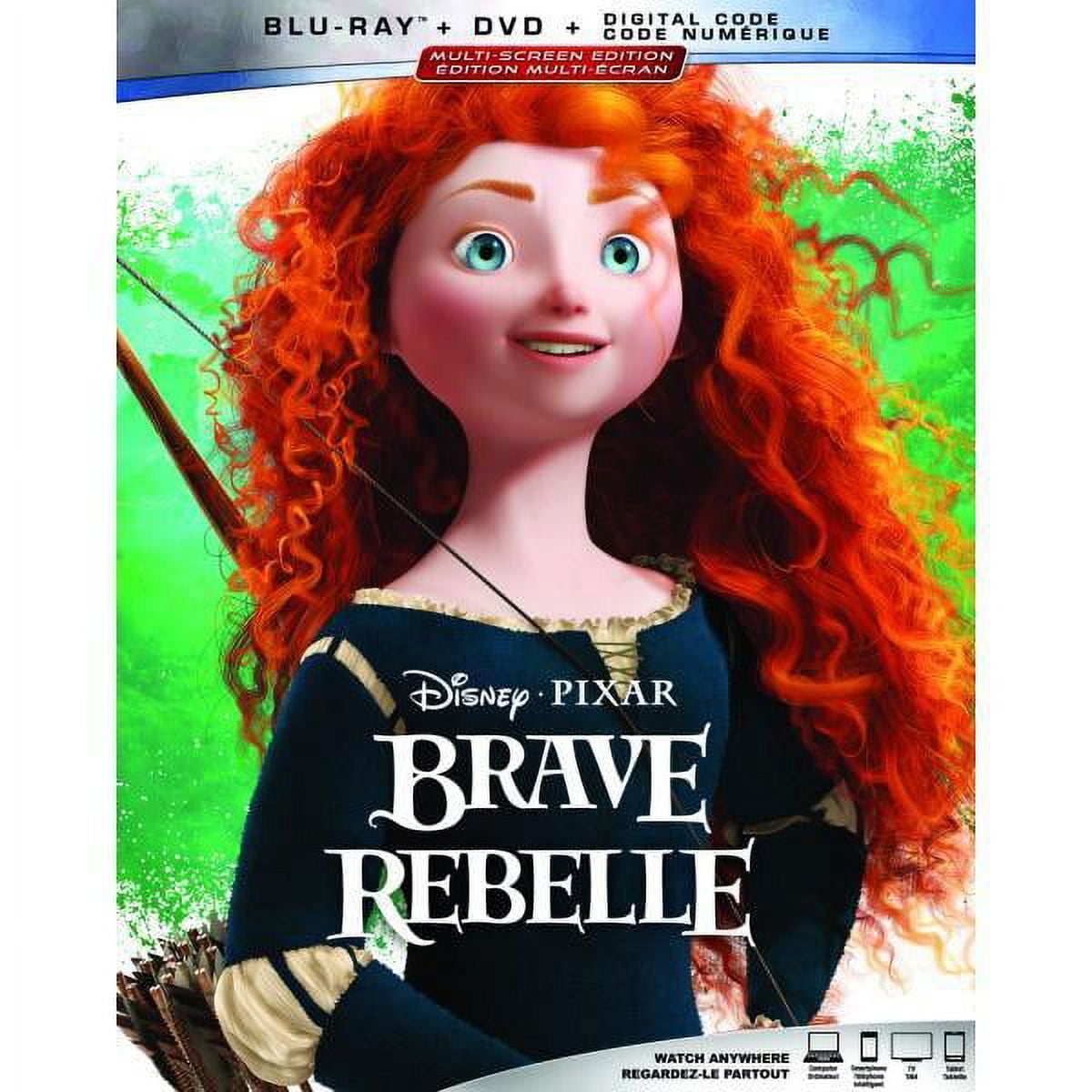 Disney Pixar's Brave [Blu-ray + DVD + Digital] - Walmart.com