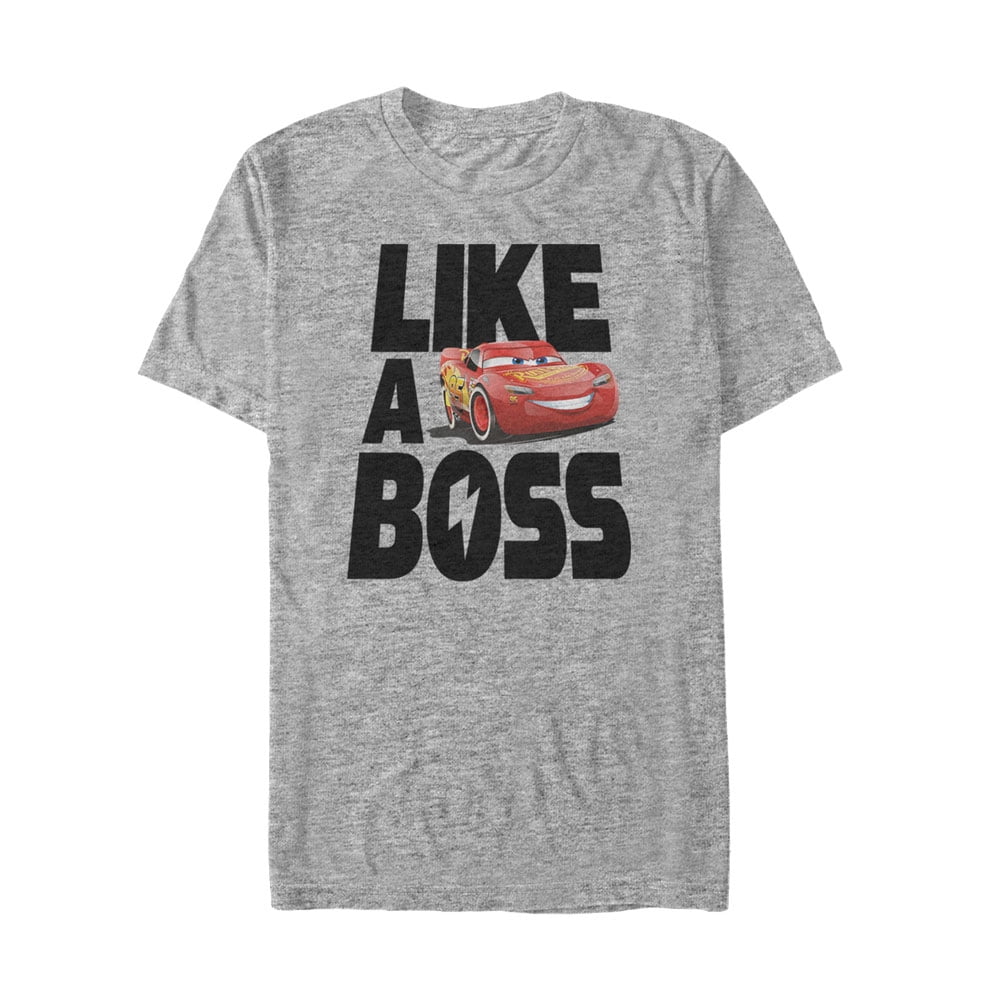 Disney / Pixar's Cars 3 Lightning McQueen Men's Like A Boss Tee Color ...