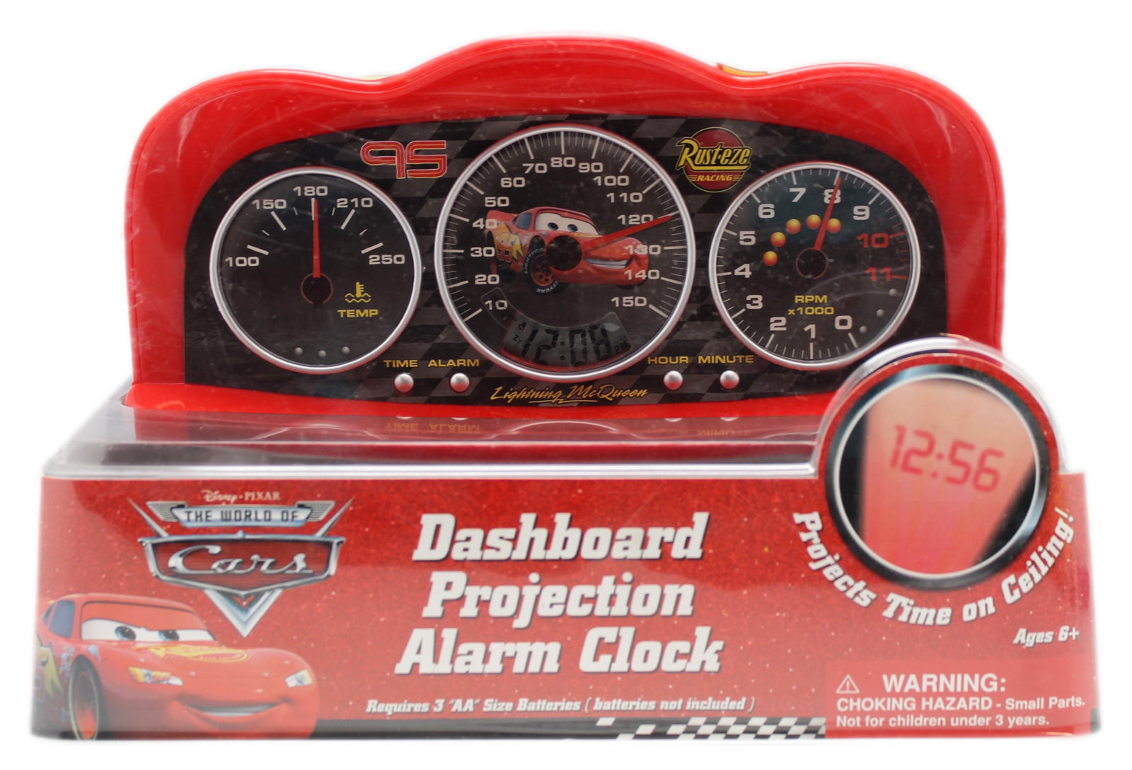 Disney Pixar's Cars Lightning McQueen Dashboard Projection Digital ...