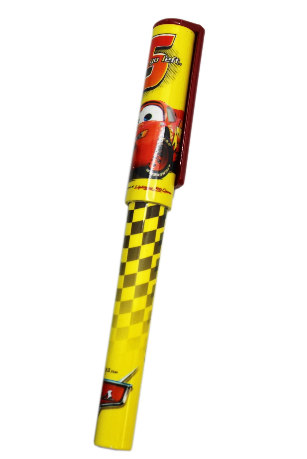 Disney Pixar's Cars Lightning McQueen Yellow Case Pen - Walmart.com