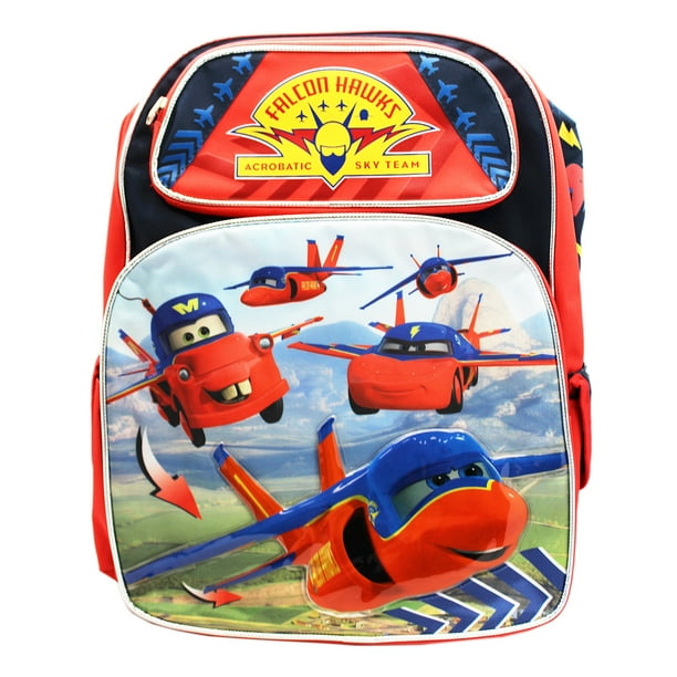 Disney Pixar's Cars Take Flight Falcon Hawks Full Size Kids Backpack ...