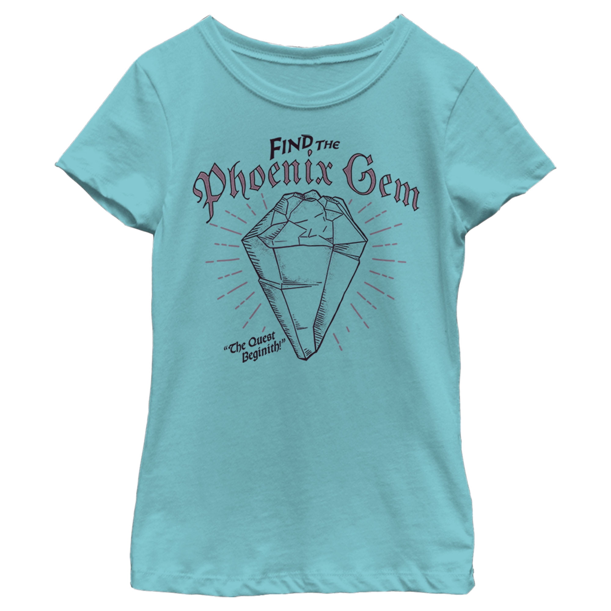 Disney / Pixar's Onward Girls 7-16 "Find The Phoenix Gem" Tee Color ...