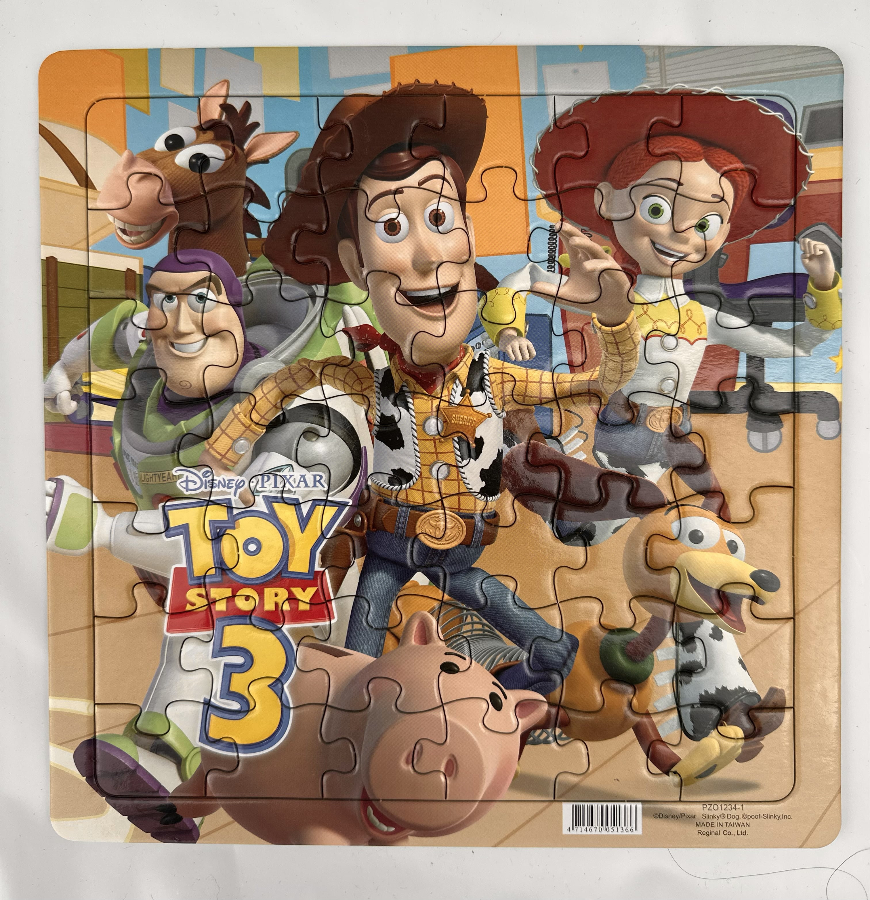 Disney Pixar's Toy Story 3 Puzzle - Buzz Woody Bullseye Kids Framed ...
