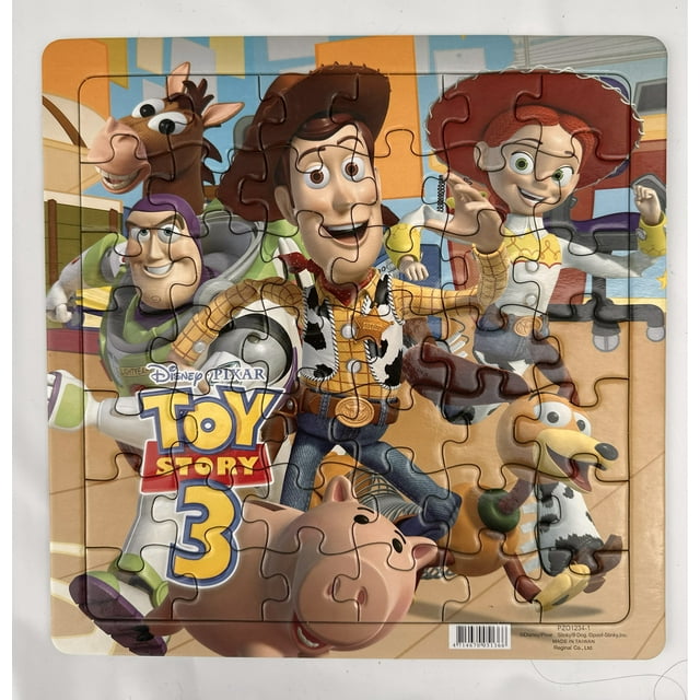 Disney Pixar's Toy Story 3 Puzzle - Buzz Woody Bullseye Kids Framed ...
