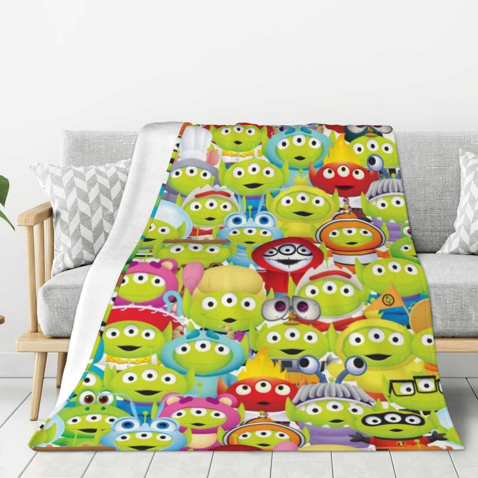 Disney&Pixar's Toy Story Alien Blanket,Throw Blanket for Kids and ...