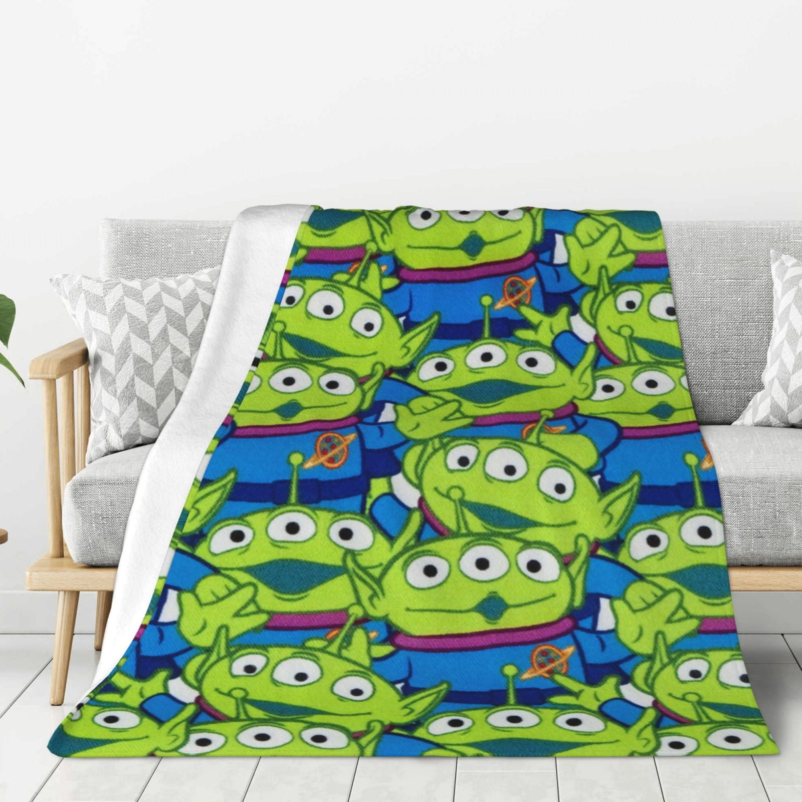 Disney&Pixar's Toy Story Alien Blanket for Couch,Super Soft Cozy ...