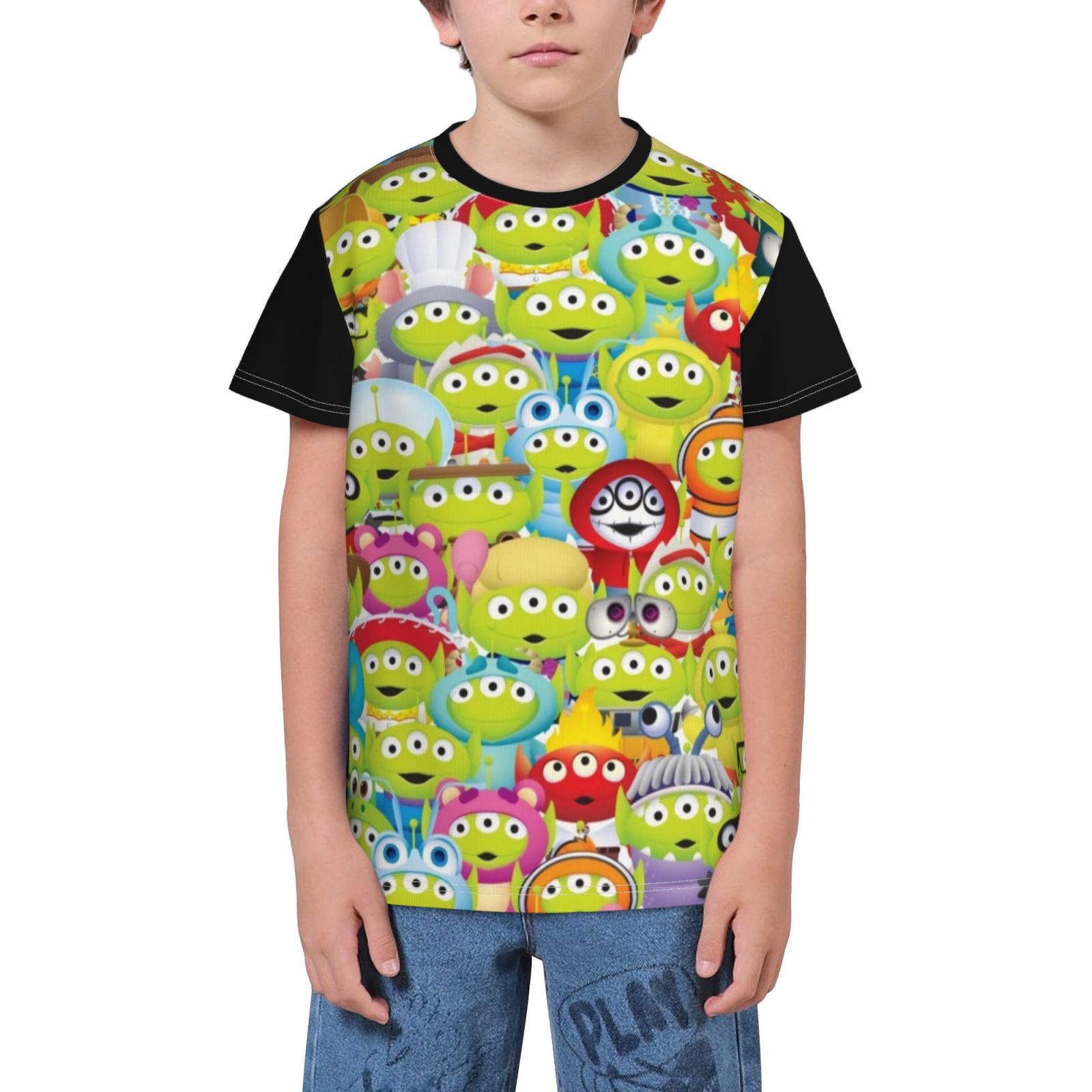 Disney&Pixar's Toy Story Alien Boys Teens Casual T Shirts,Cool 3D ...