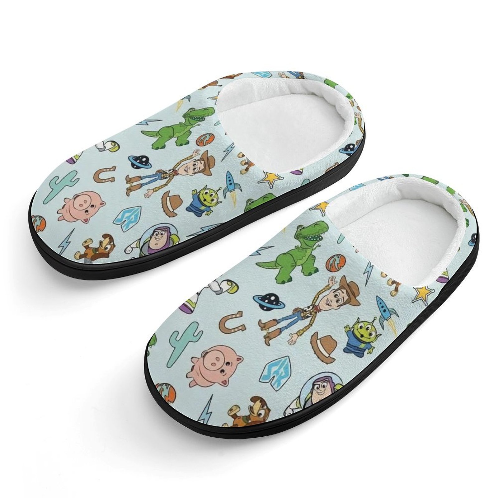 Disney&Pixar's Toy Story Alien Slippers for Kids Girls Boys Teen,Soft ...
