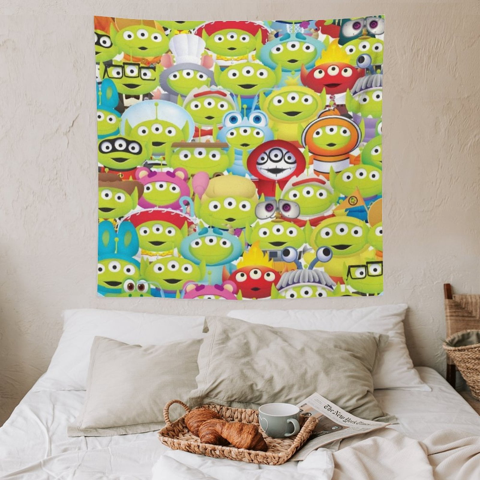 Pixar's Toy Story Alien Tapestry,Wall Tapestry,Tapestries Wall Hanging ...
