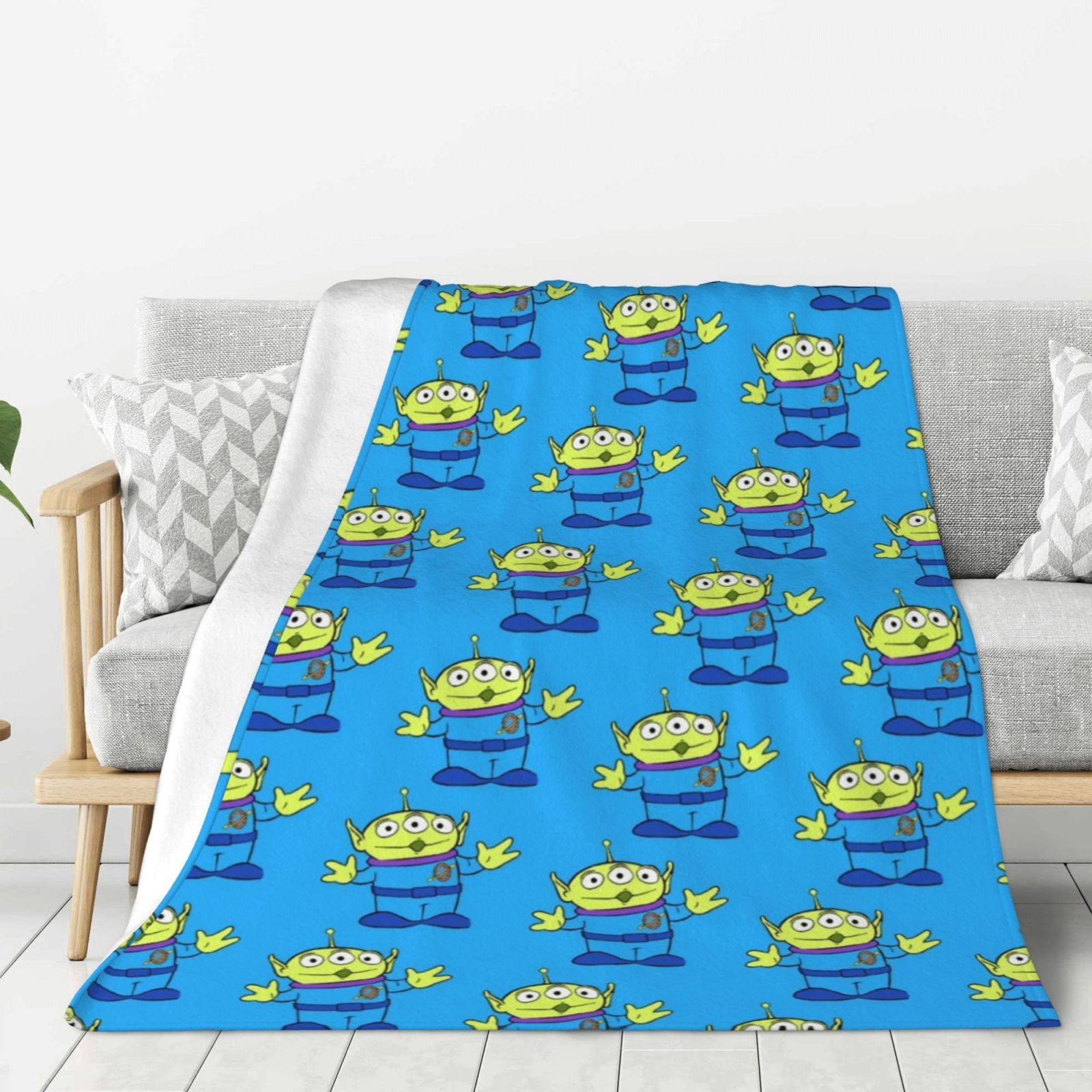 Disney&Pixar's Toy Story Alien Throw Blanket,Flannel Blanket Throw for ...