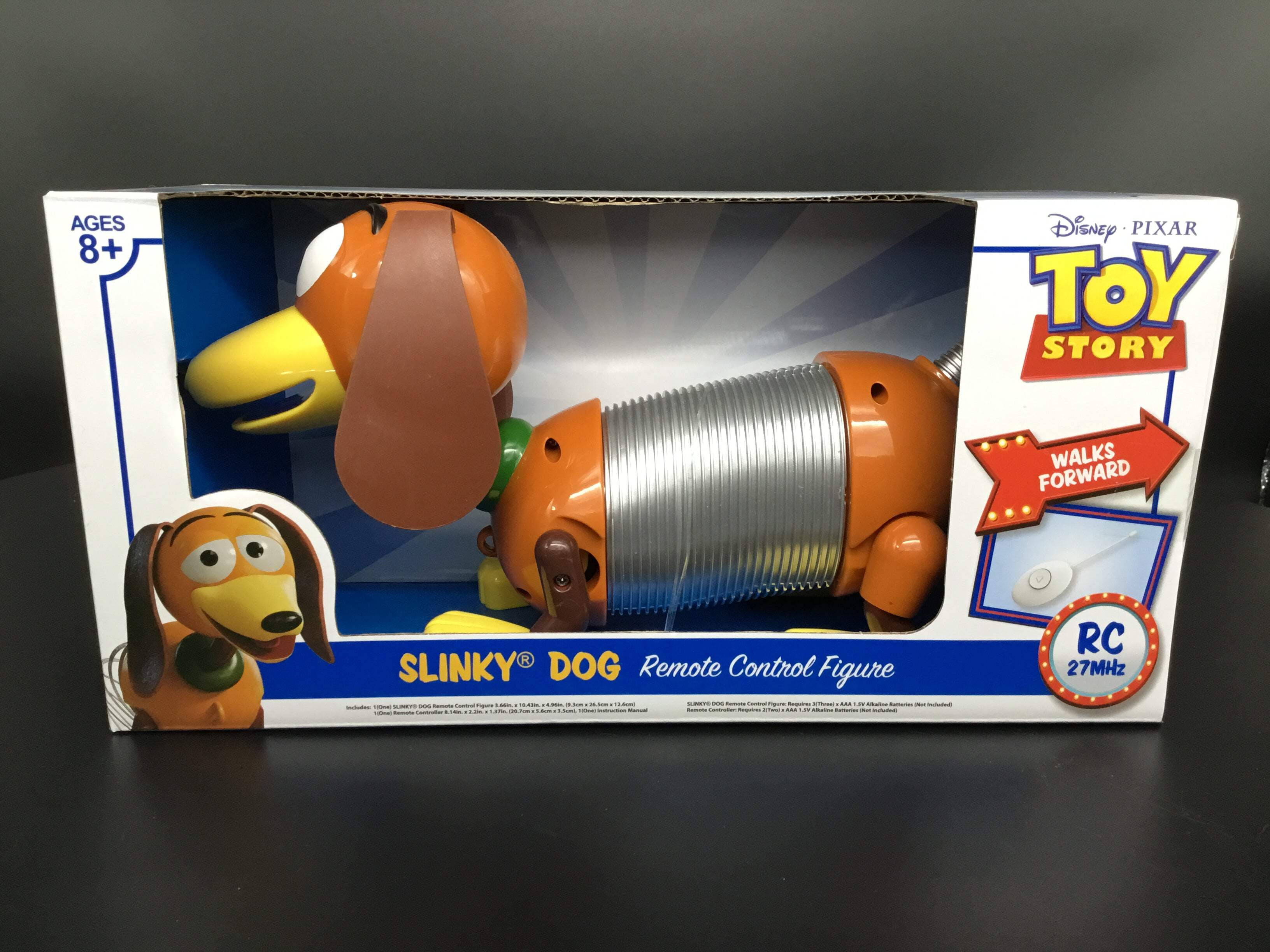 Toy Story Remote Control Slinky Dog Action Figure, Maneuverable ...