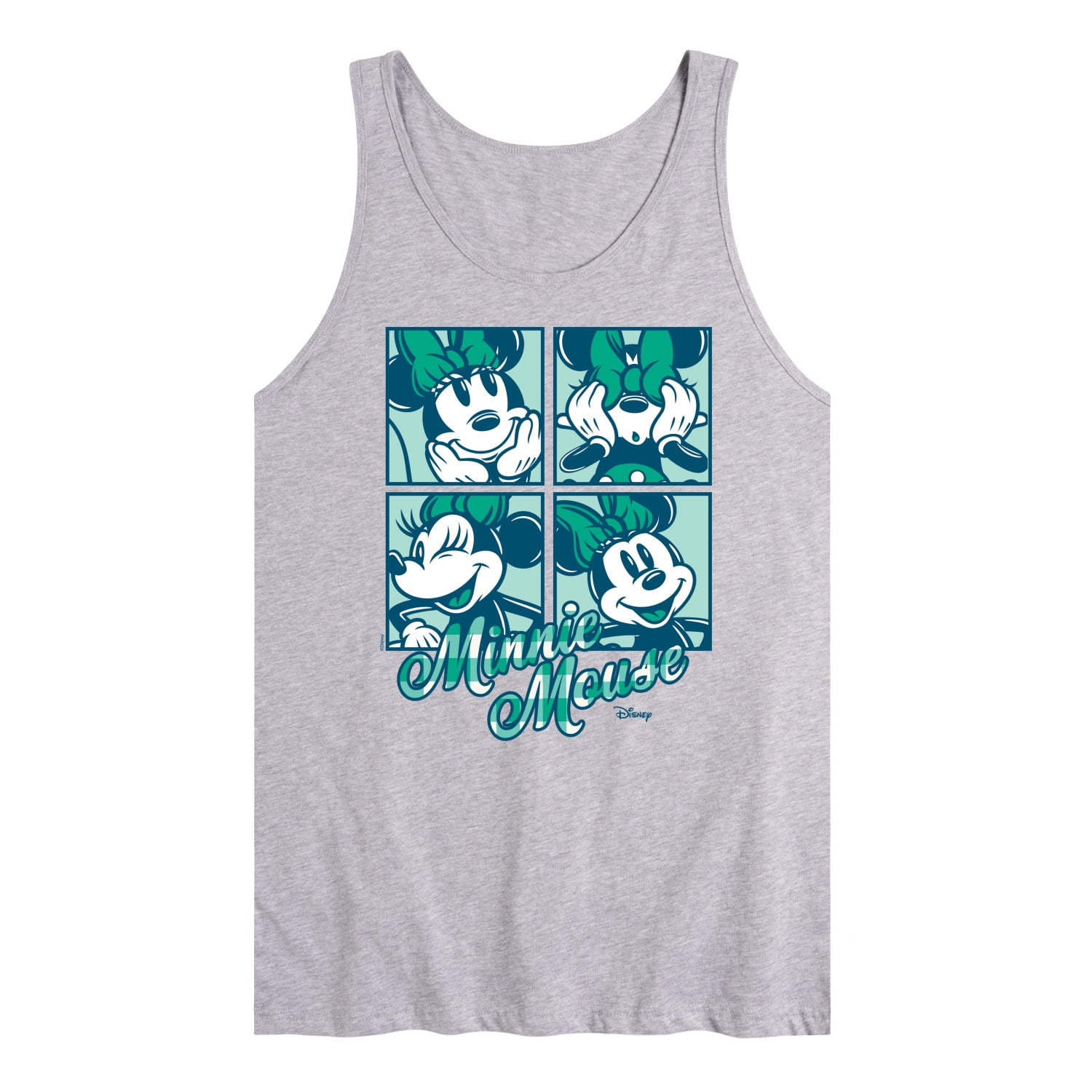 Disney - Plaid Minnie Mouse - Men's Sleeveless Graphic Tank Top ...