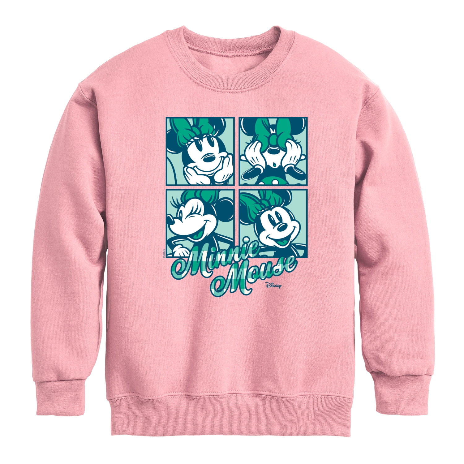 Disney - Plaid Minnie Mouse - Toddler & Youth Crewneck Fleece ...