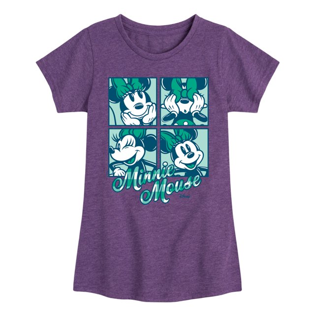 Disney - Plaid Minnie Mouse - Toddler & Youth Girls Short Sleeve ...