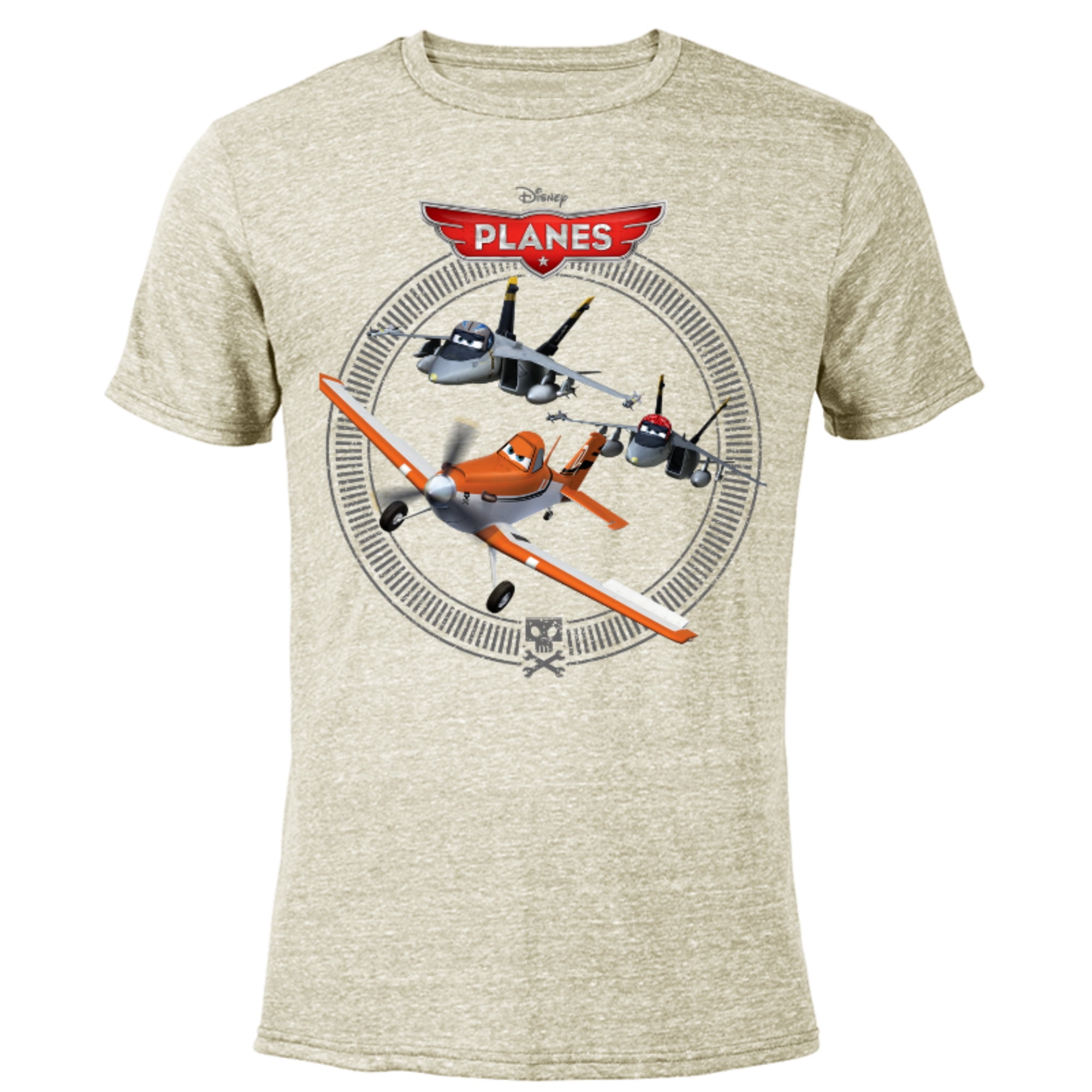Disney Planes Dusty Crophopper with Bravo and Echo T-Shirt- Short Sleeve Blended T-Shirt for ...