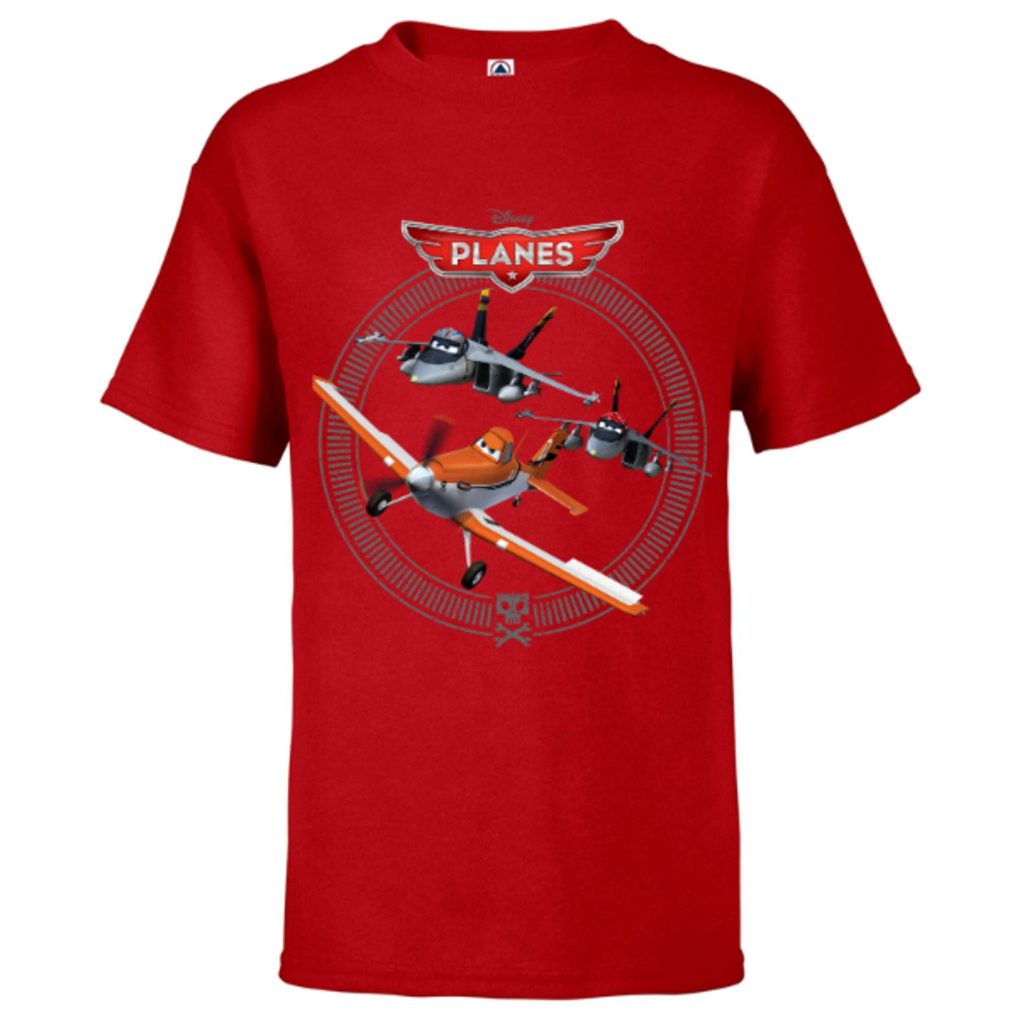 Disney Planes Dusty Crophopper with Bravo and Echo T-Shirt - Short Sleeve T-Shirt for Kids ...