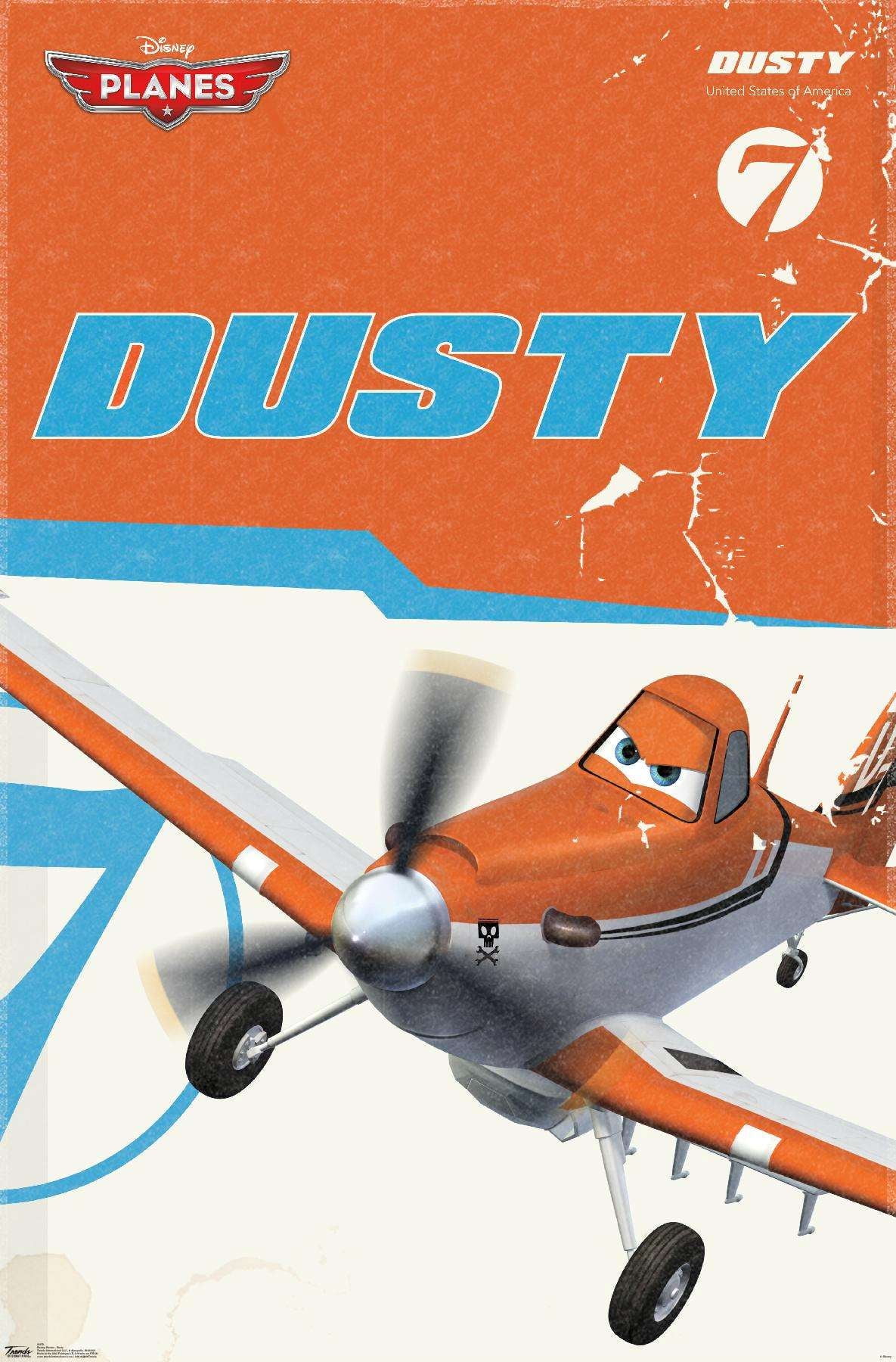 Disney Planes - Dusty Wall Poster, 14.725" x 22.375" - Walmart.com