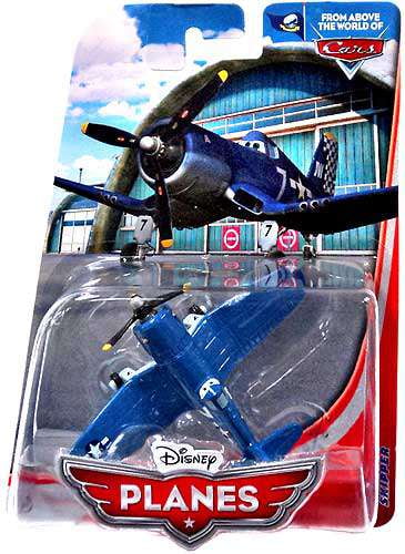 Disney Planes Skipper Die-Cast Aircraft Toy with Rolling Wheels and ...