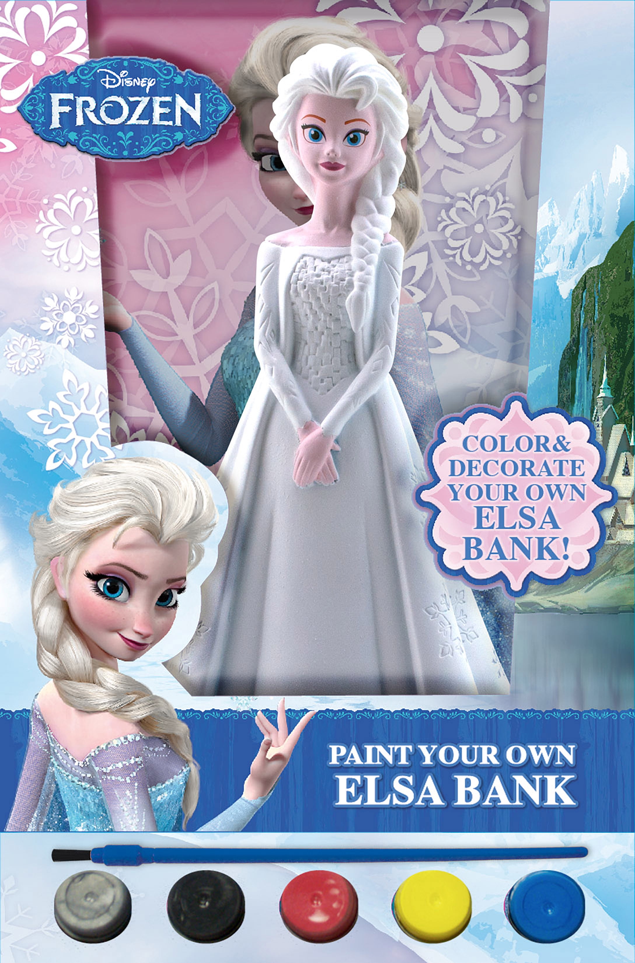 Disney Frozen Elsa Bank - DIY Coin Bank - Promotes Saving Money ...