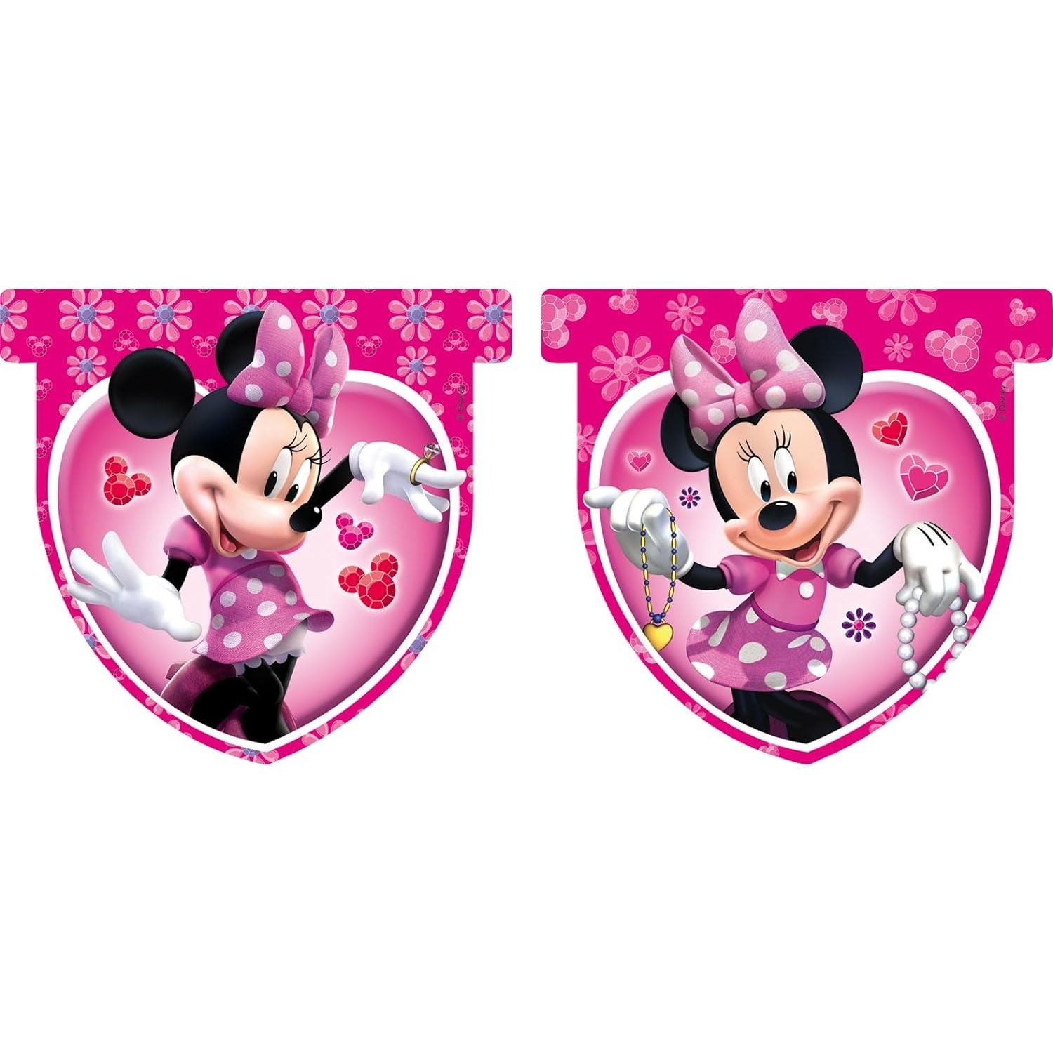 Disney Plastic Minnie Mouse Flag Banner - Walmart.com