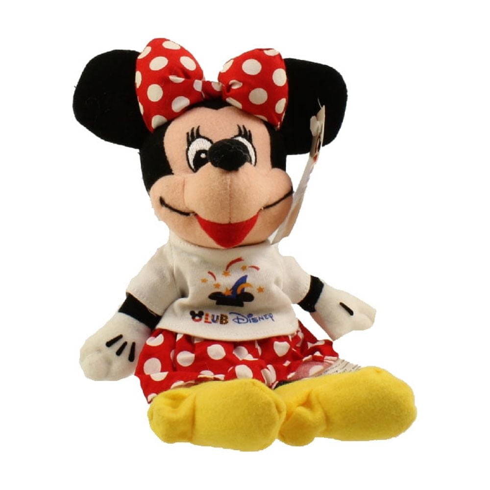 Disney Plush: Club Disney Minnie Mouse | Stuffed Animal - Walmart.com