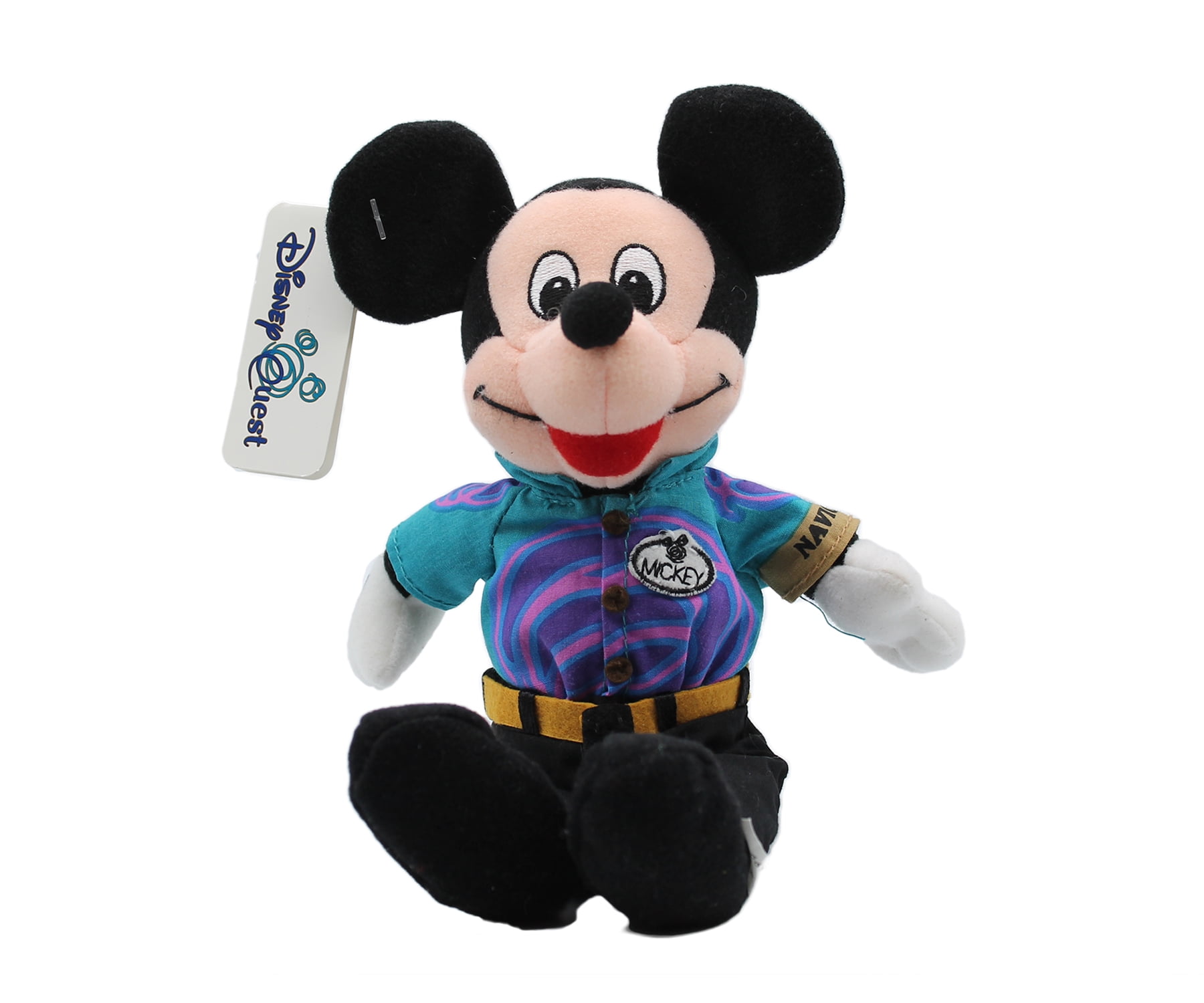 Disney Plush: Disney Quest Navigator Mickey Mouse | Stuffed Animal ...