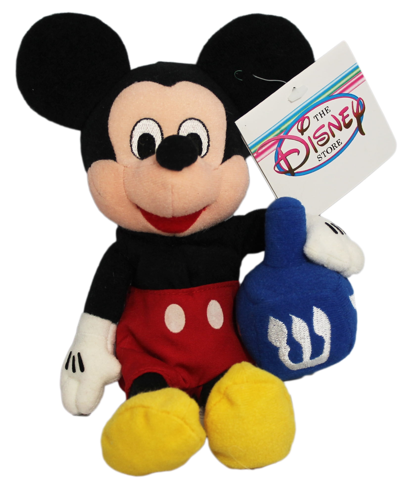 Disney Holiday Plush, Mickey Mouse with Dreidel Stuffed Toy, Lovable ...