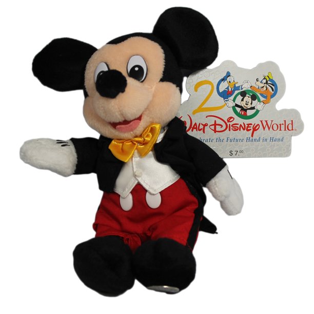 Disney Plush: Park Costume Mickey Mouse | Stuffed Animal - Walmart.com