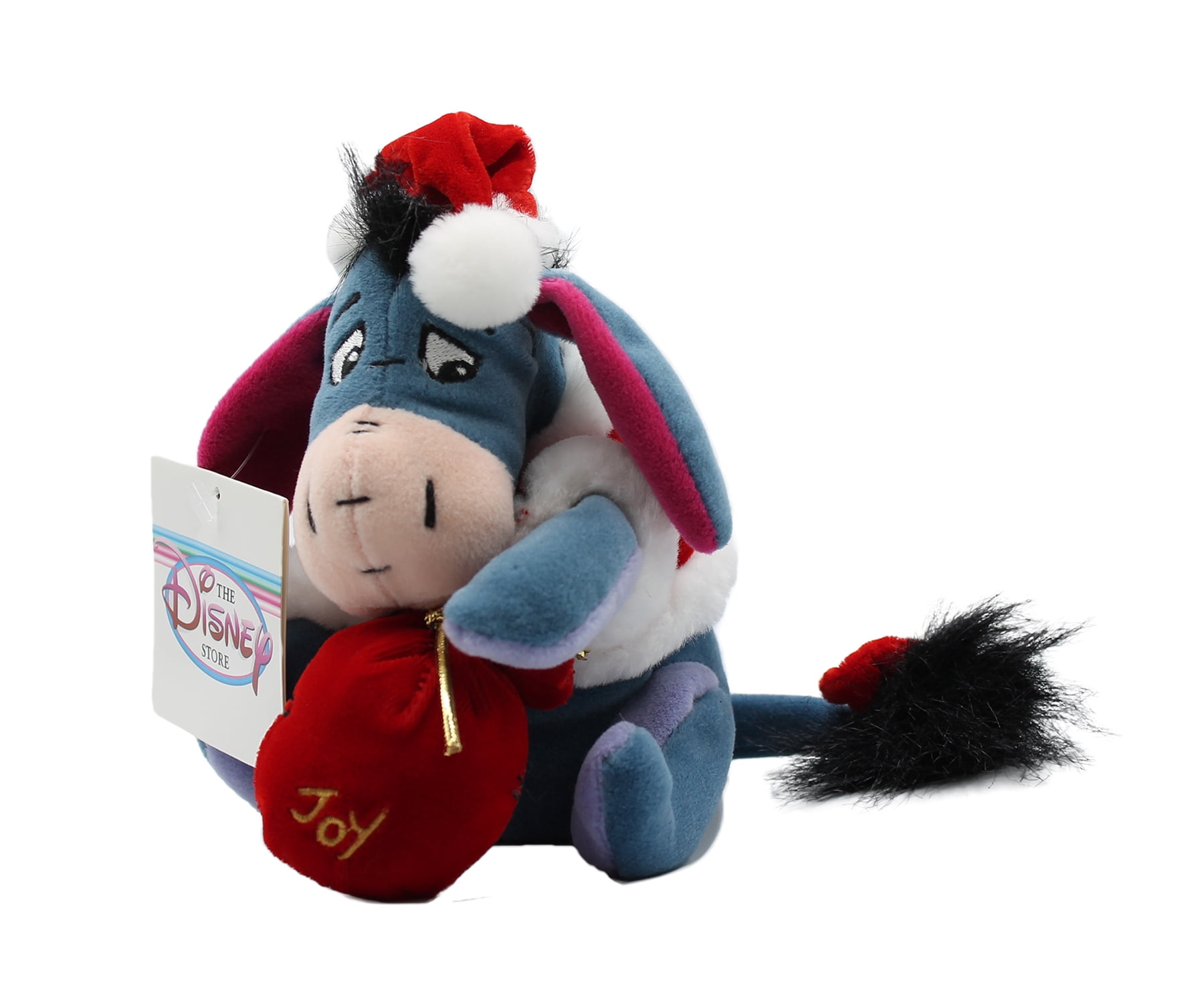 Disney Christmas Plush: Holiday Winnie the Pooh's Eeyore as Santa ...