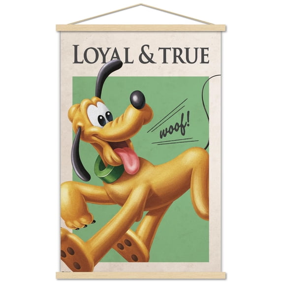 Disney Pluto: Good Old Days - Loyal & True Wall Poster with Magnetic ...
