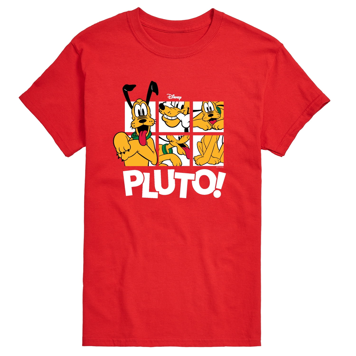 Disney - Pluto Grid - Men's Short Sleeve Graphic T-Shirt - Walmart.com