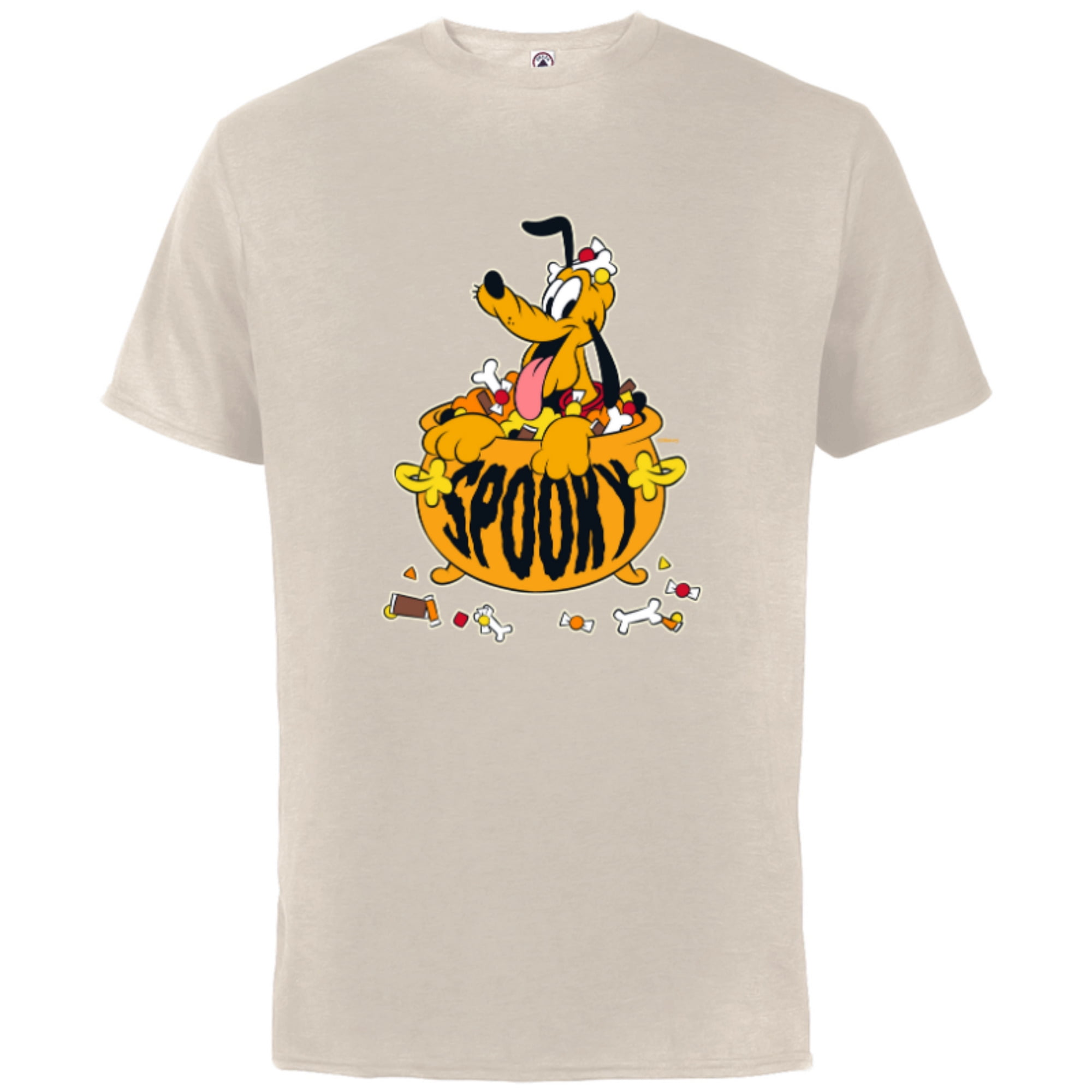 Disney Pluto Happy Halloween Spooky Cauldron with Candy - Short Sleeve ...