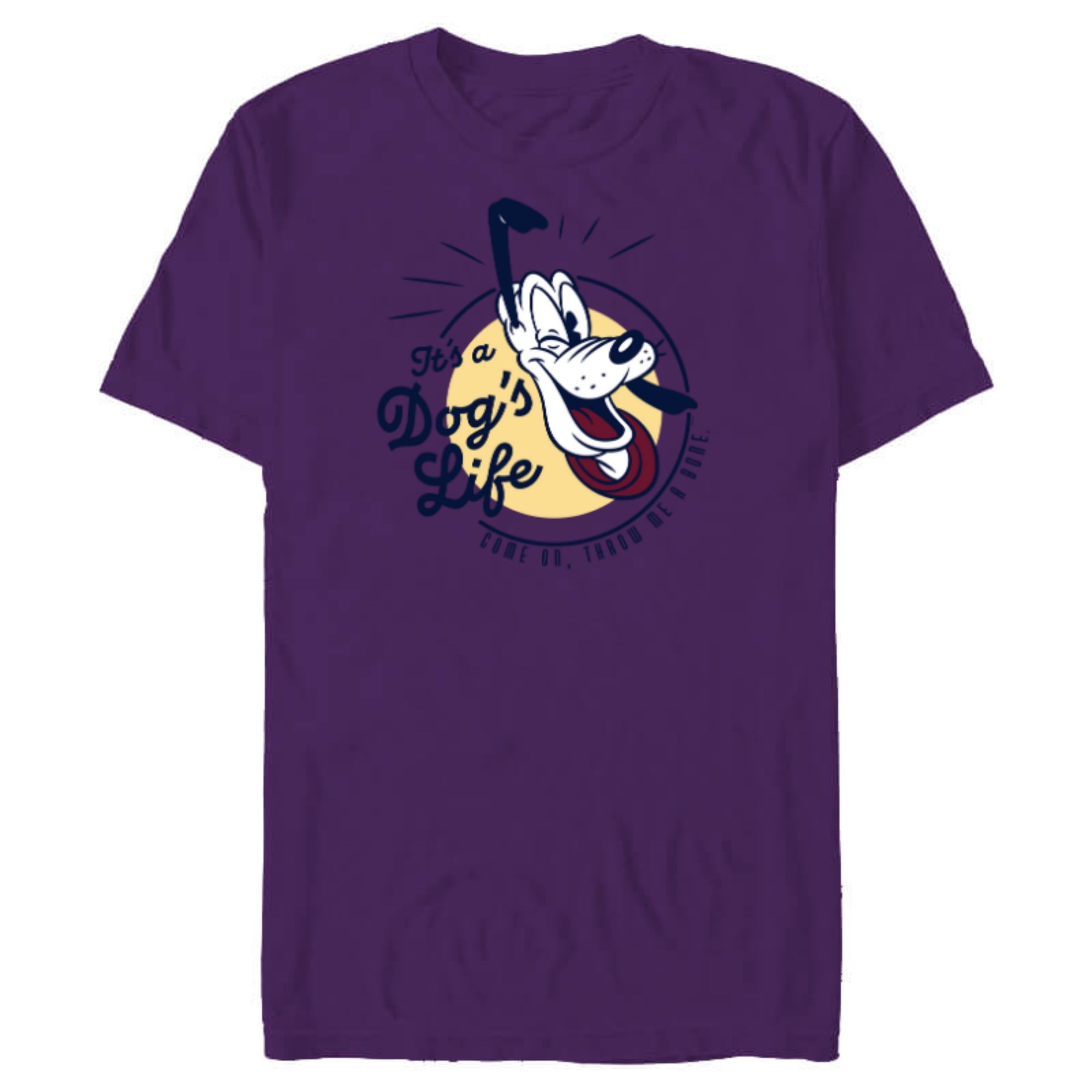 Disney Pluto It’s a Dog’s Life Retro Vintage - Short Sleeve Blended T ...